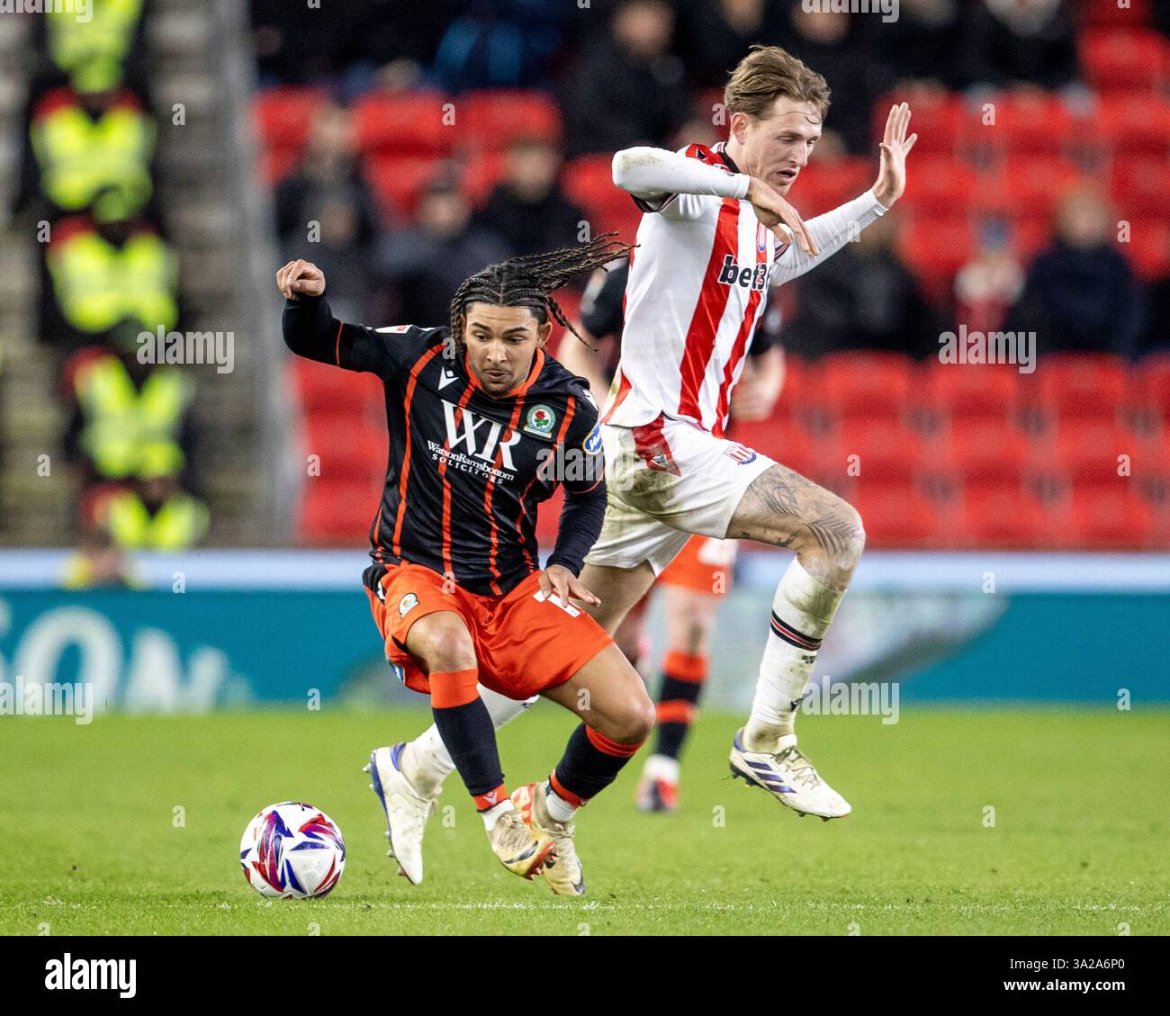 12th March 2025; Bet365 Stadium, Stoke, Staffordshire, England; EFL ...