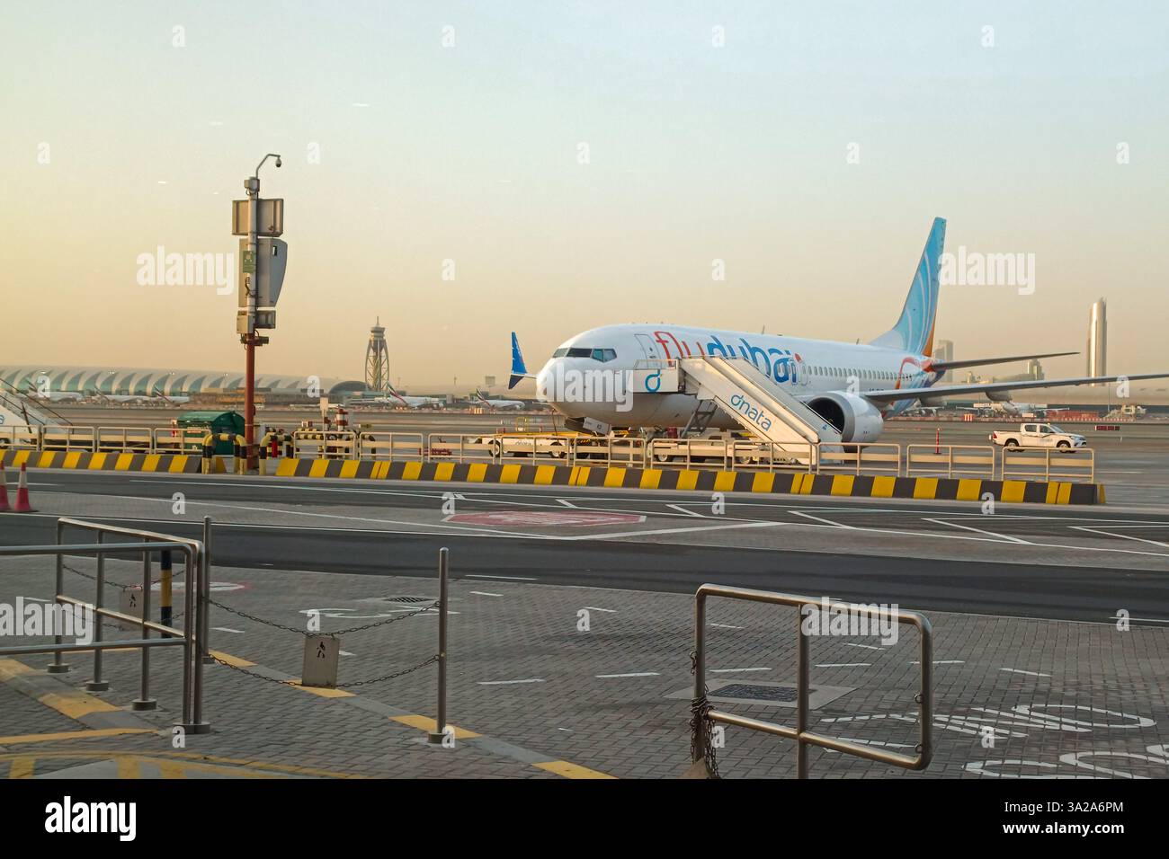 DUBAI, UNITED ARAB EMIRATES; MARCH 7, 2025: "Fly Dubai" Company ...