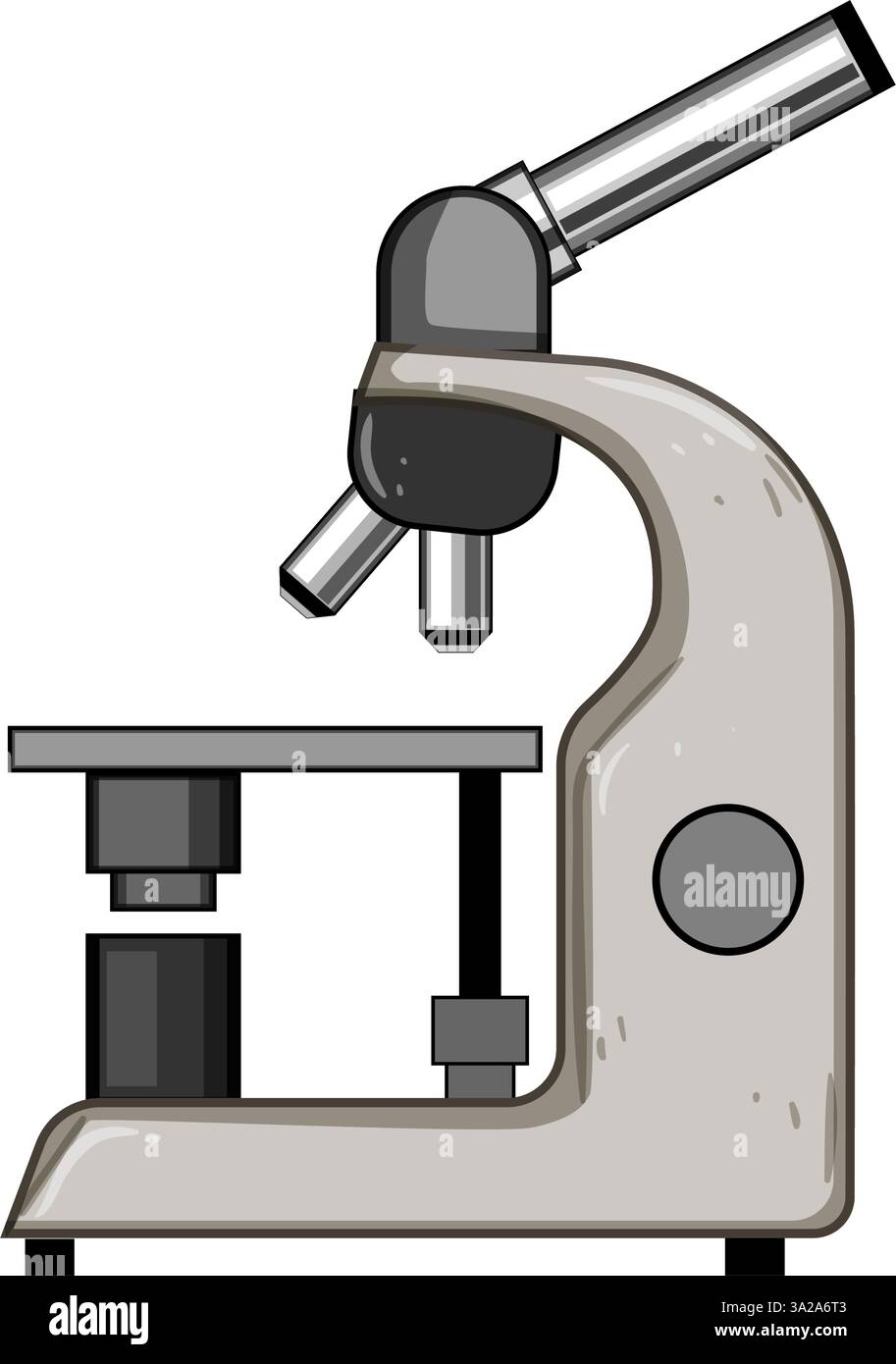 magnification microscope cartoon vector illustration Stock Vector Image ...