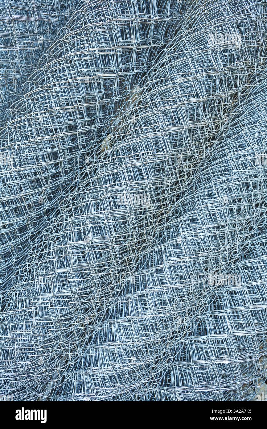 Rolls of rabitz type steel-wire plaster fabric angle version Stock ...