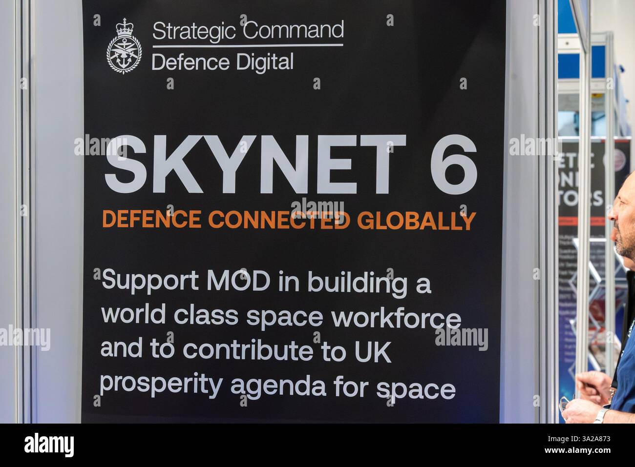 Strategic Command Defence Digital stand at Space-Comm Expo in ExCeL ...