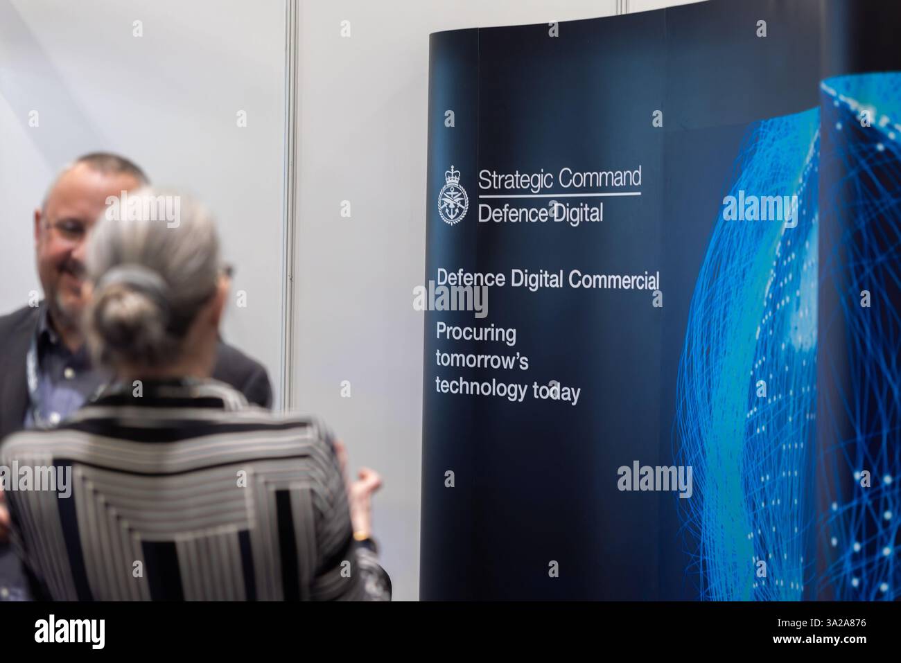 Strategic Command Defence Digital stand at Space-Comm Expo in ExCeL ...