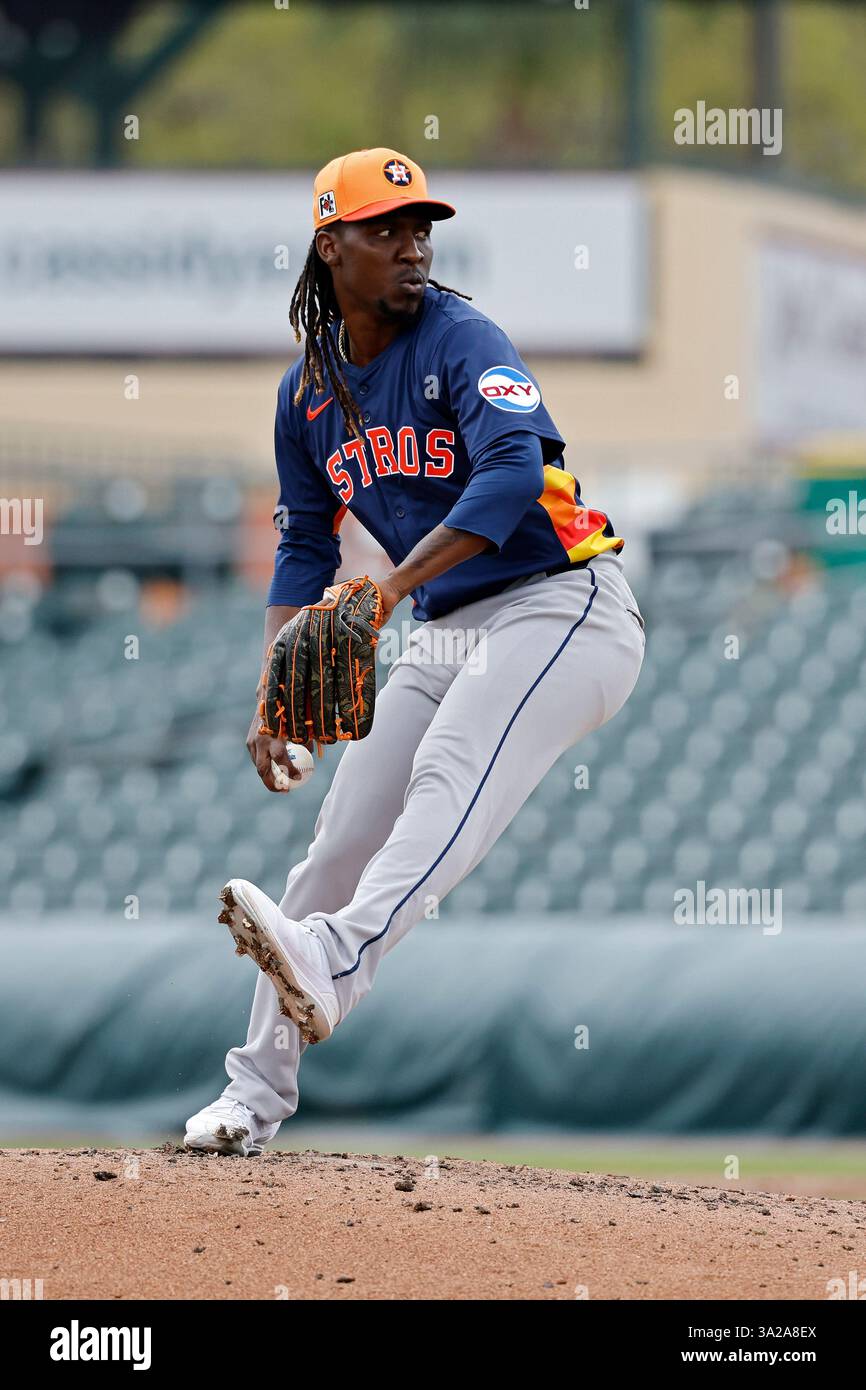 JUPITER, FL - MARCH 03: Houston Astros pitcher Rafael Montero (47 ...