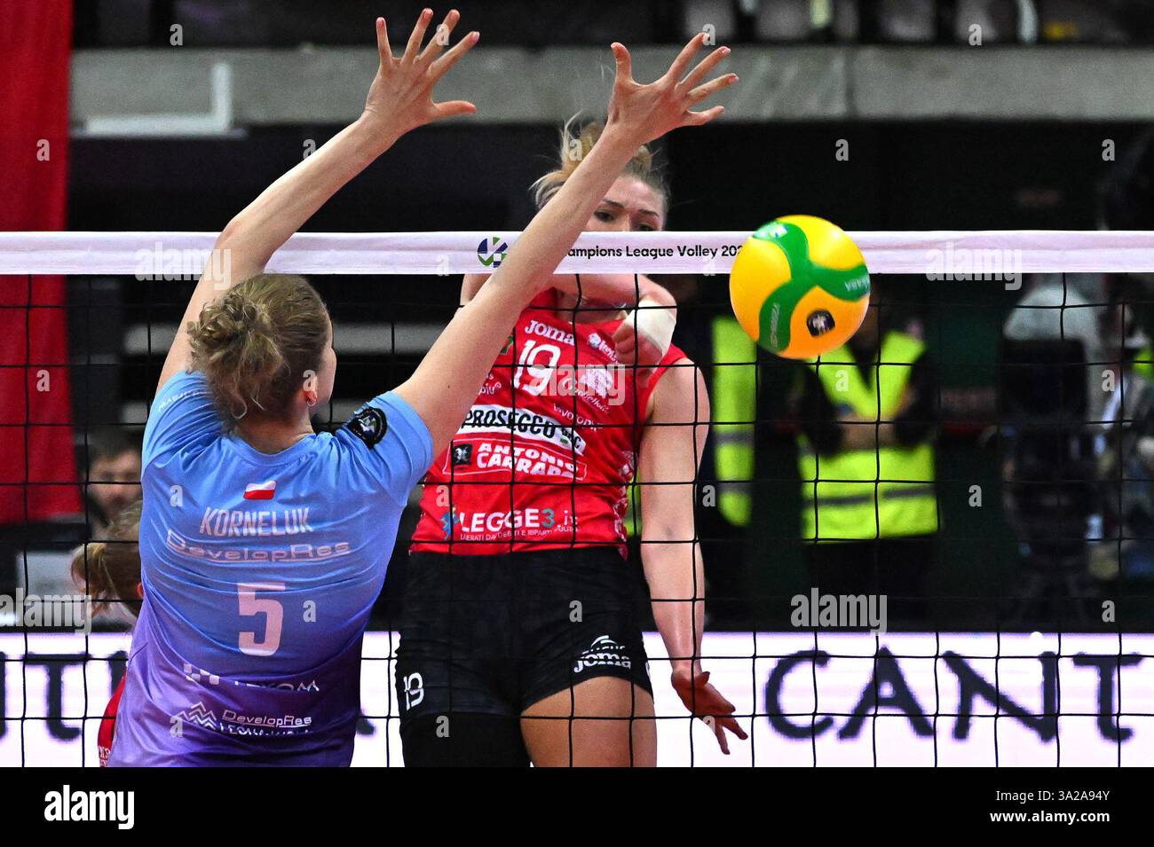Treviso, Italy. 12th Mar, 2025. Sarah Fahr ( A.Carraro Imoco Conegliano ...