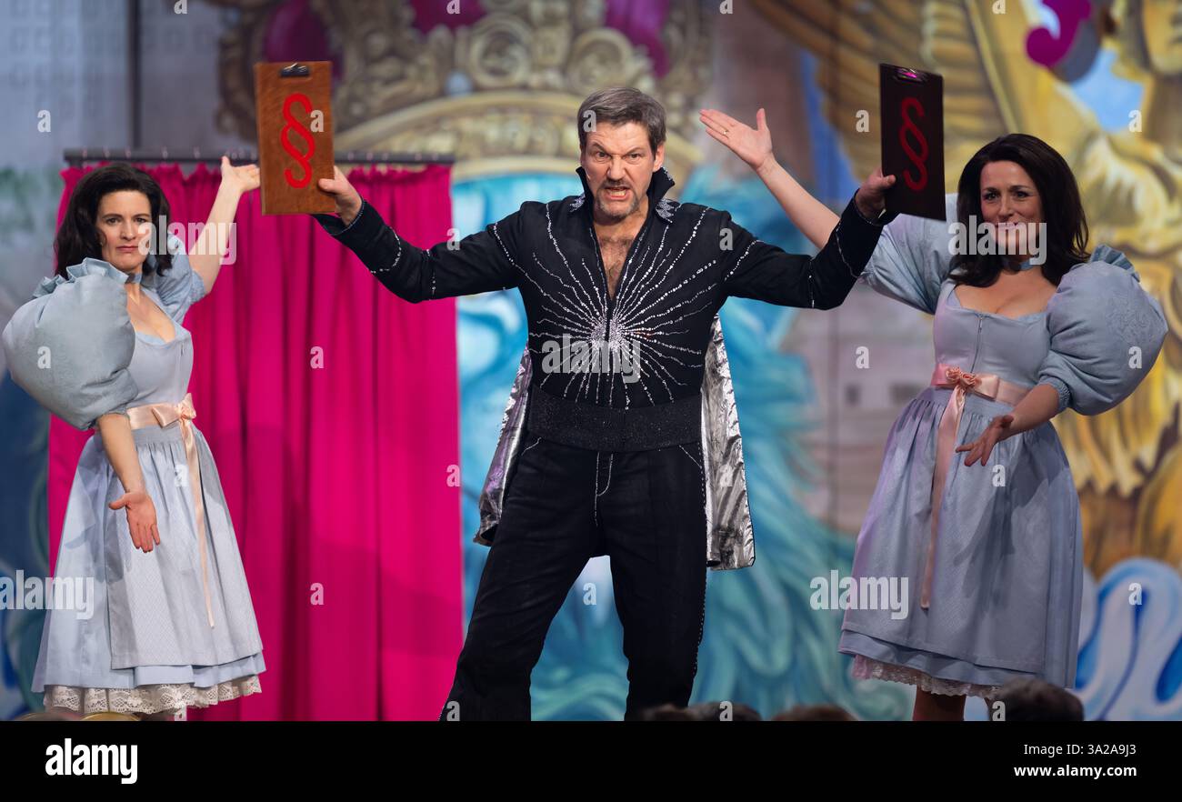 12 March 2025, Bavaria, Munich: Judith Toth (l-r, as Bavarian Minister ...
