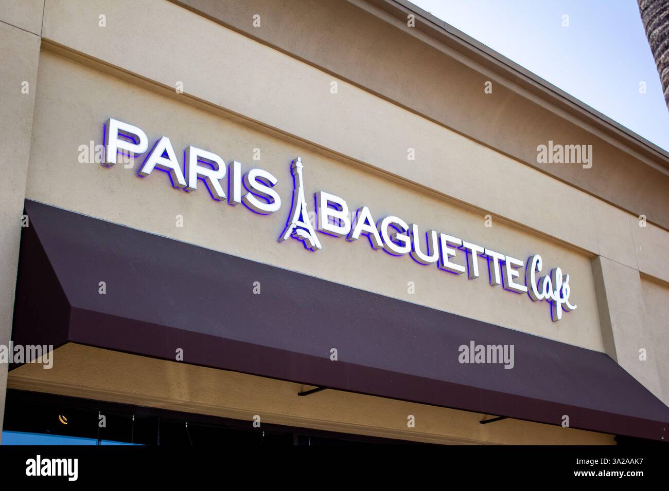 Irvine, California, United States- 04-22-2019: A view of a store front ...