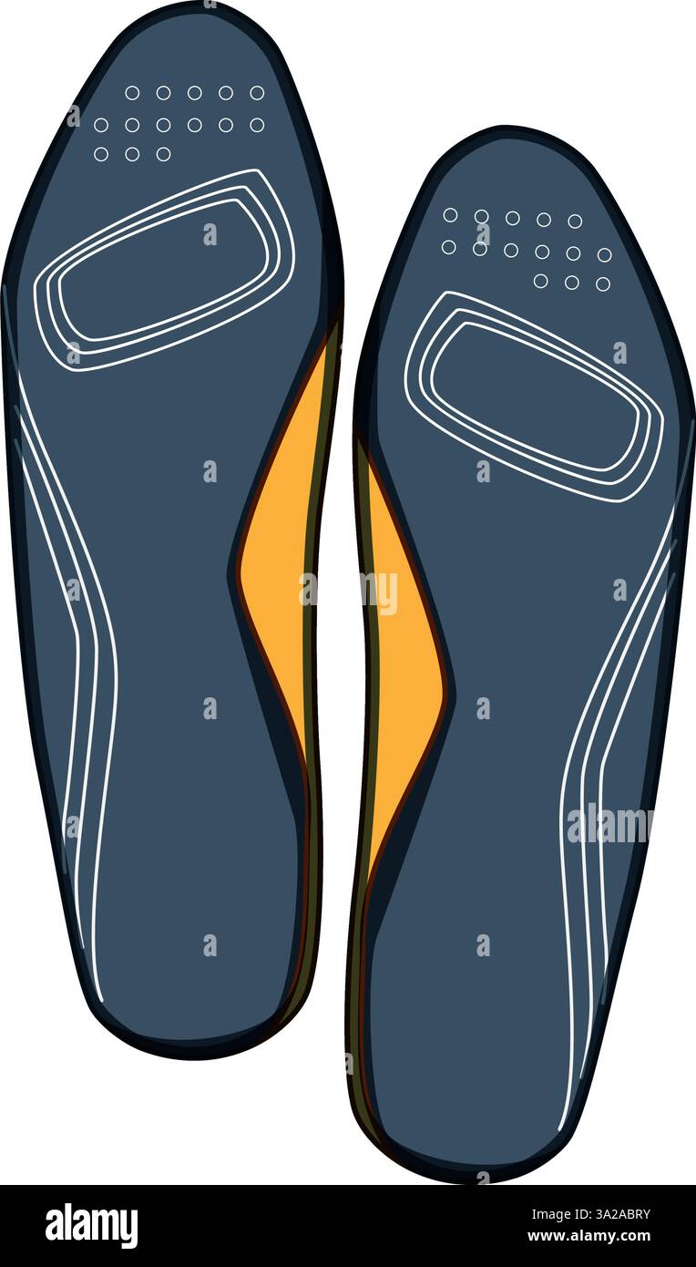 custom insoles cartoon vector illustration Stock Vector Image & Art - Alamy