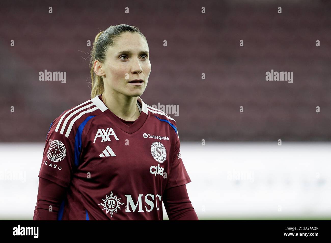 Lancy, Switzerland. 12th Mar, 2025. 12/03/2025, Lancy, Stade de Geneve ...