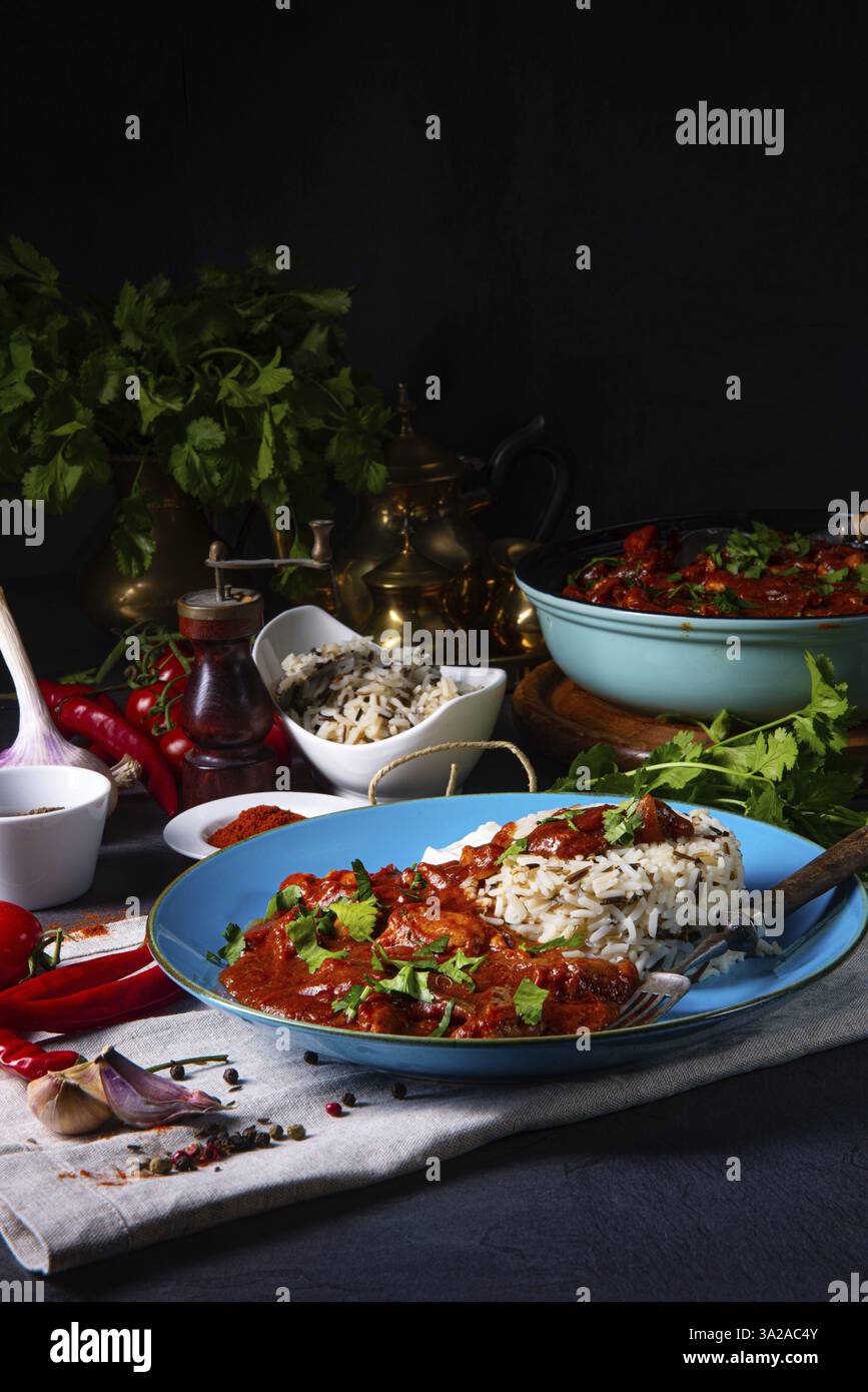 Indian dish made basmati hi-res stock photography and images - Alamy