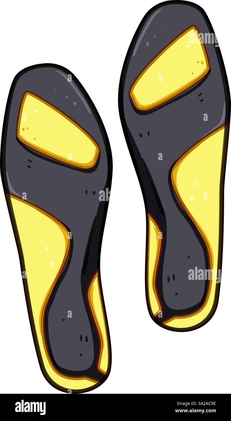 pain insoles cartoon vector illustration Stock Vector Image & Art - Alamy