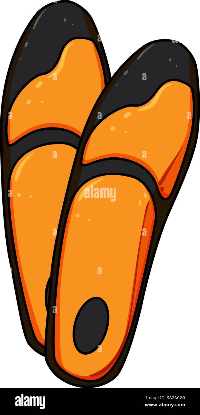 heel insoles cartoon vector illustration Stock Vector Image & Art - Alamy