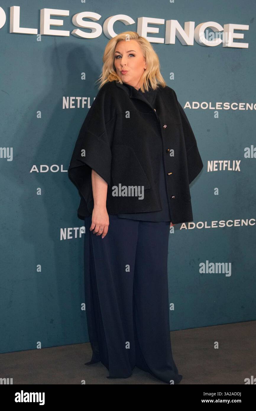 Hannah Walters poses for photographers upon arrival at the special ...