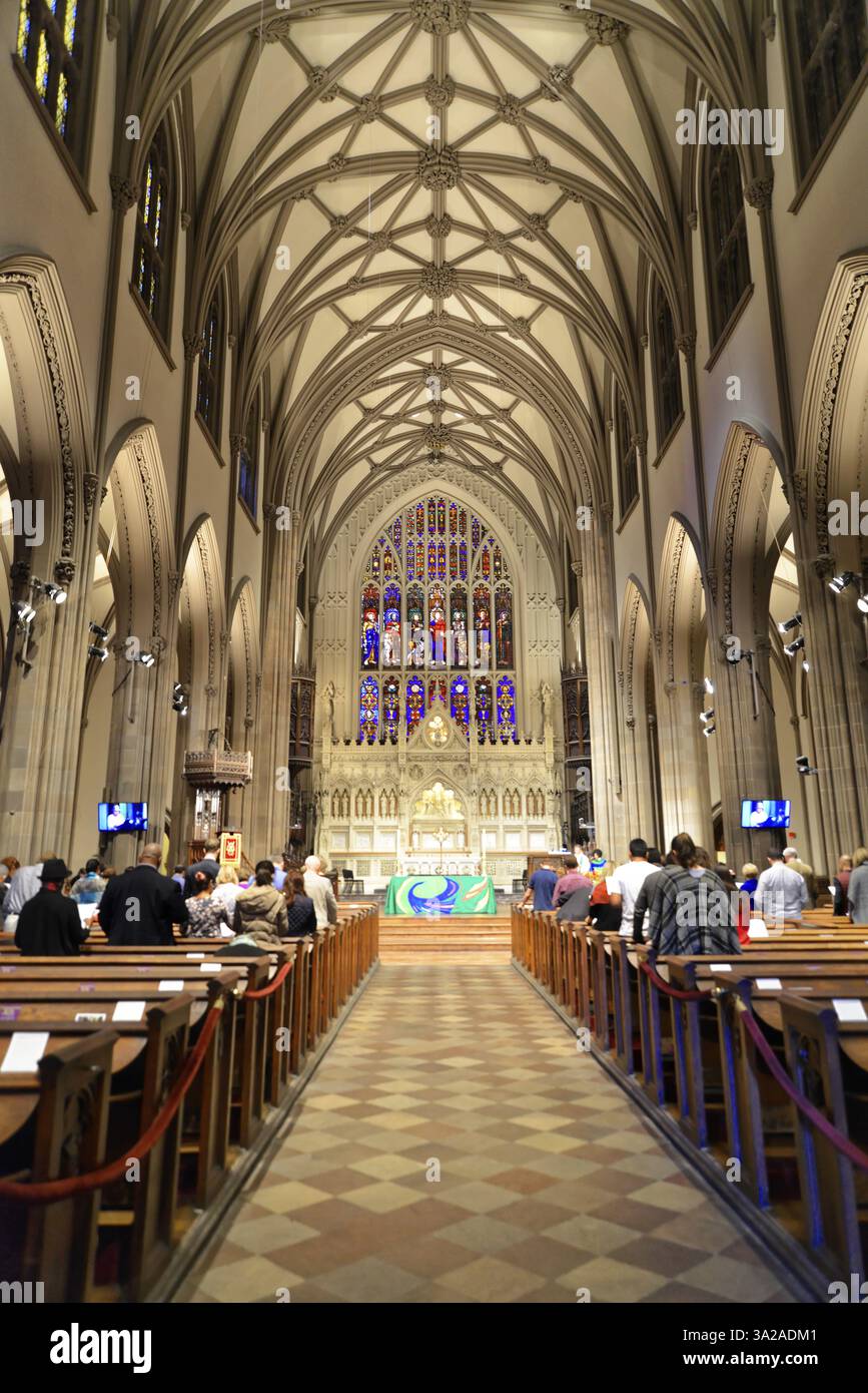 Manhattan, New York City, New York, USA, North America, Interior view ...