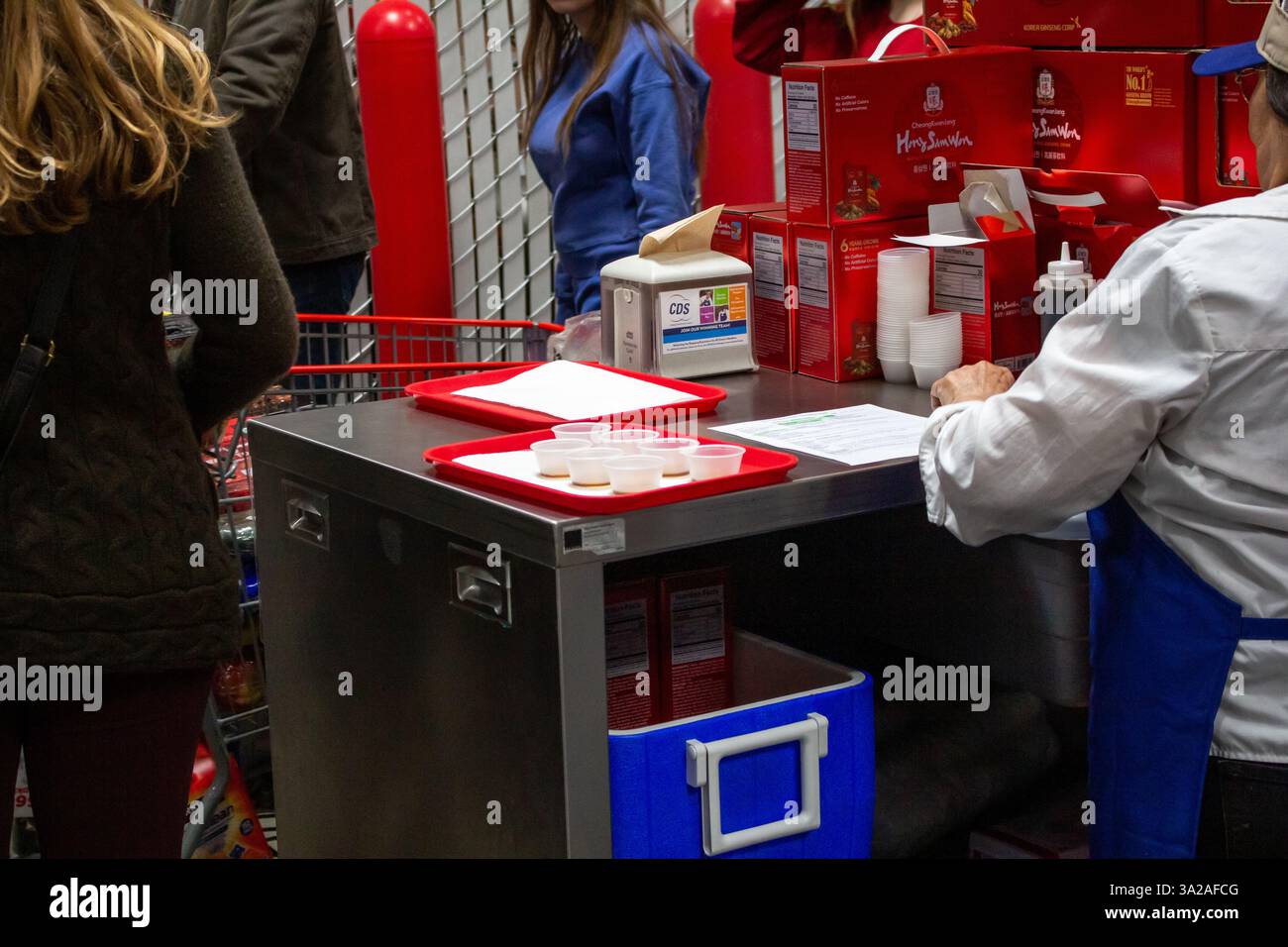 Los Angeles, California, United States - 04-27-2019: A view of a sample ...