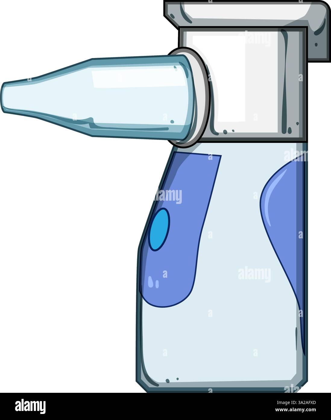 Asthma inhaler spacer device Stock Vector Images - Alamy