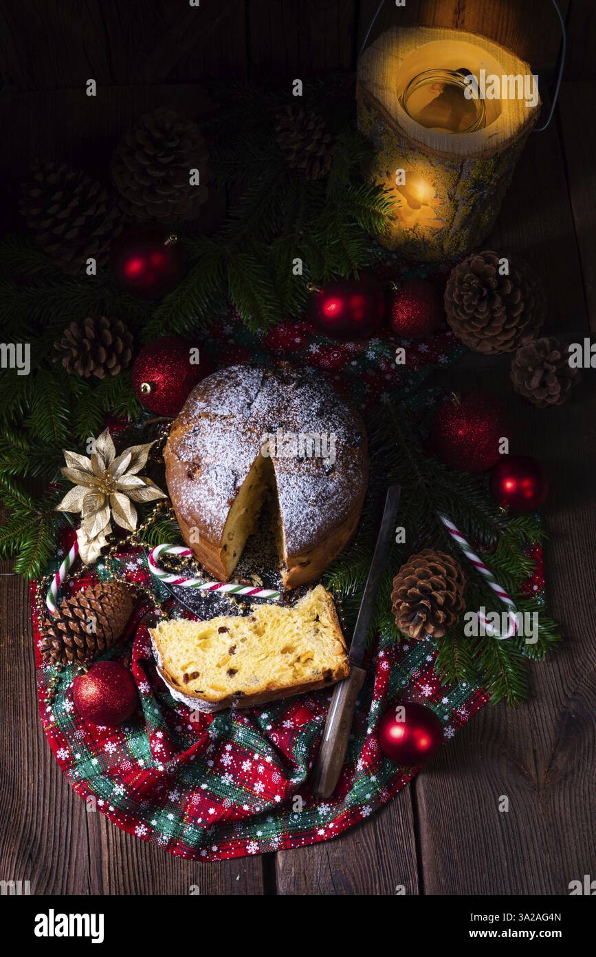 Panettone fruits italian christmas hi-res stock photography and images ...
