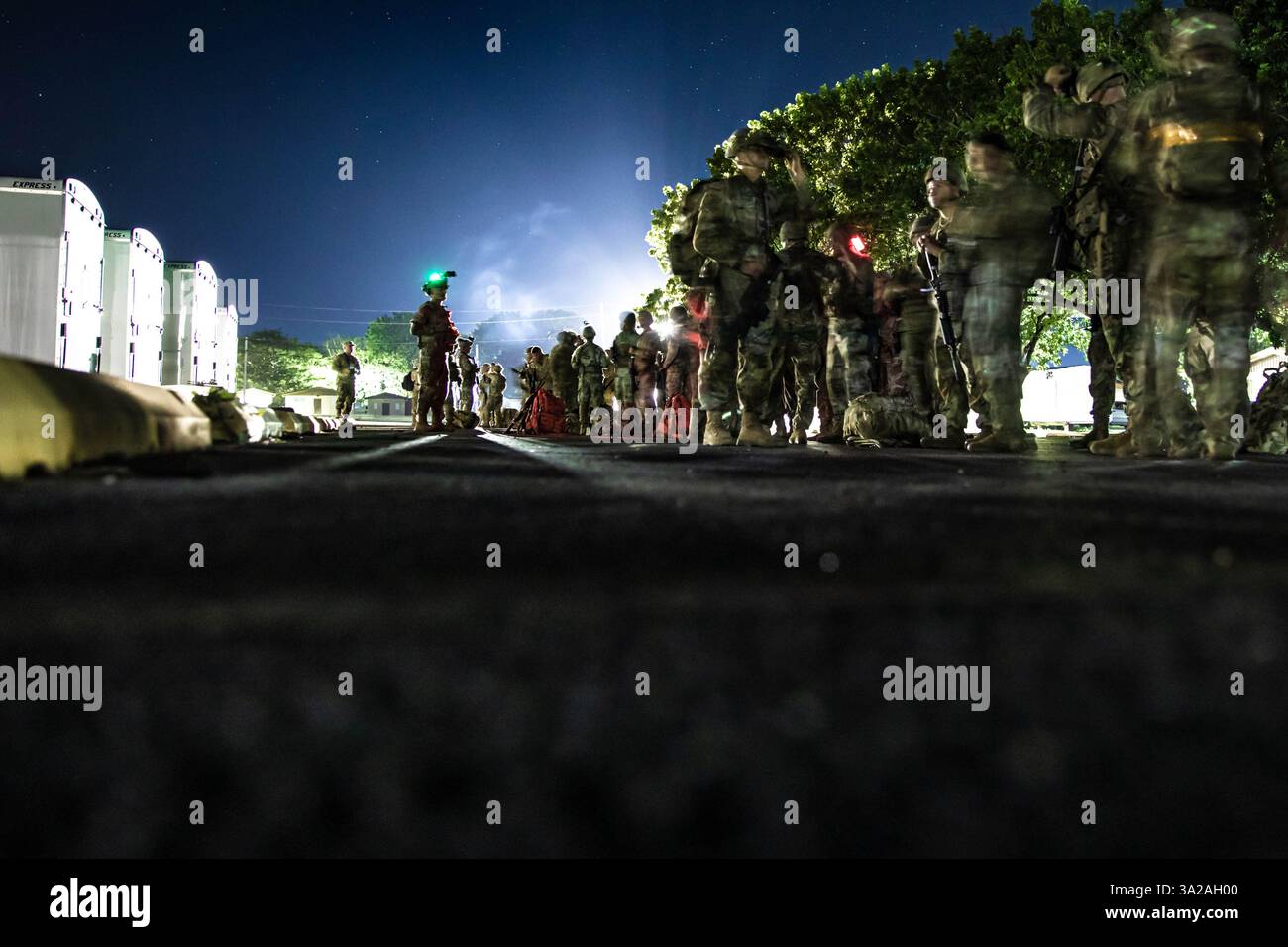 Salinas, Puerto Rico. 8th Mar, 2025. Soldiers assigned to the 215th ...