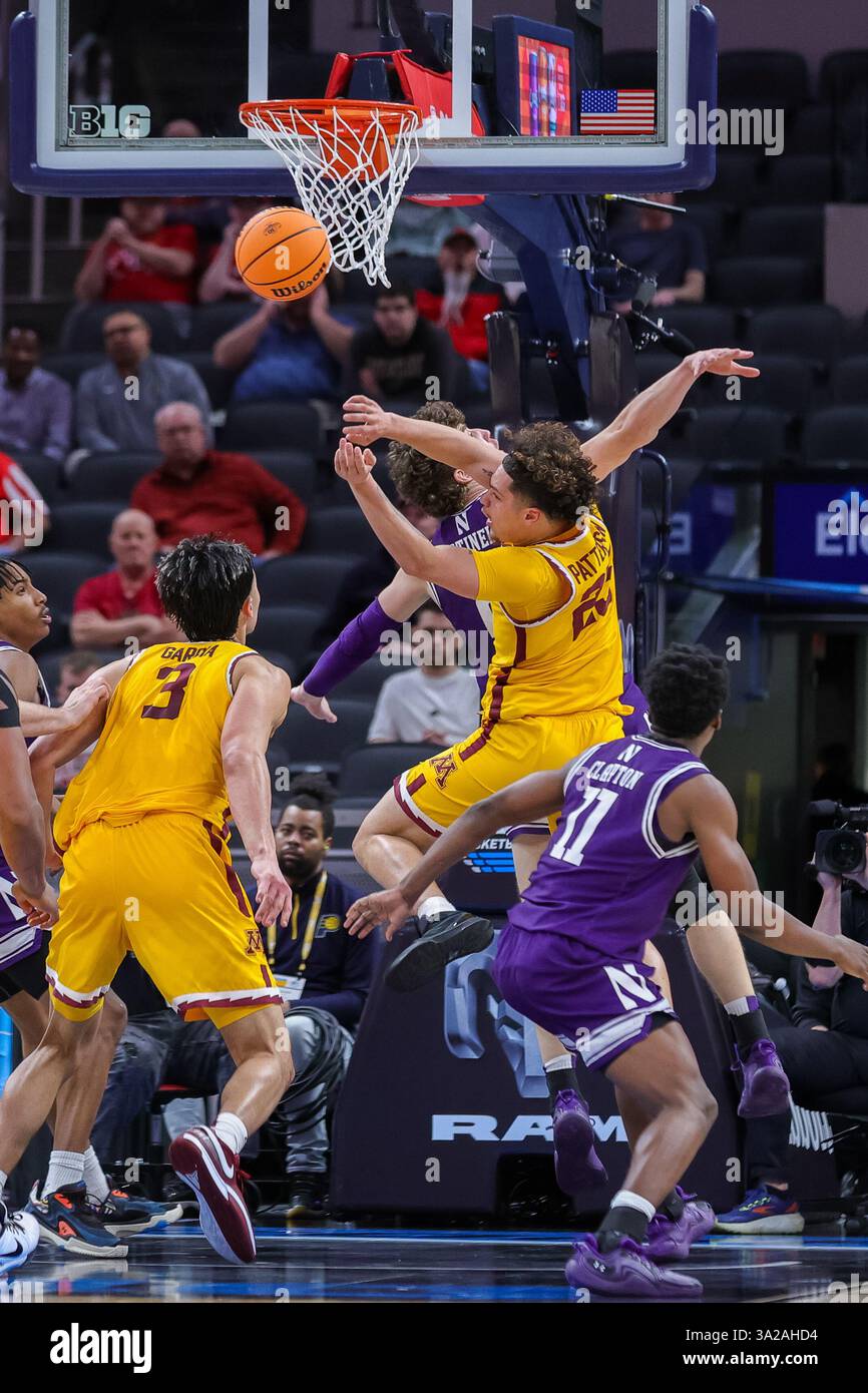 March 12, 2025, Indianapolis, Indiana, U.S: Minnesota Golden Gophers ...