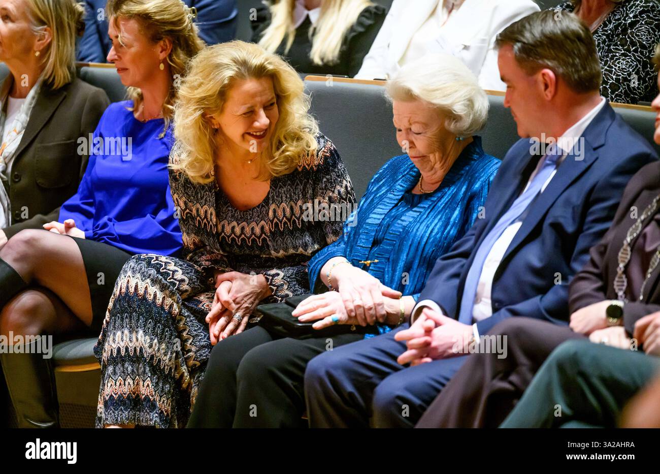 Den Haag, Nederland. 12th Mar, 2025. Princess Mabel and Princess ...