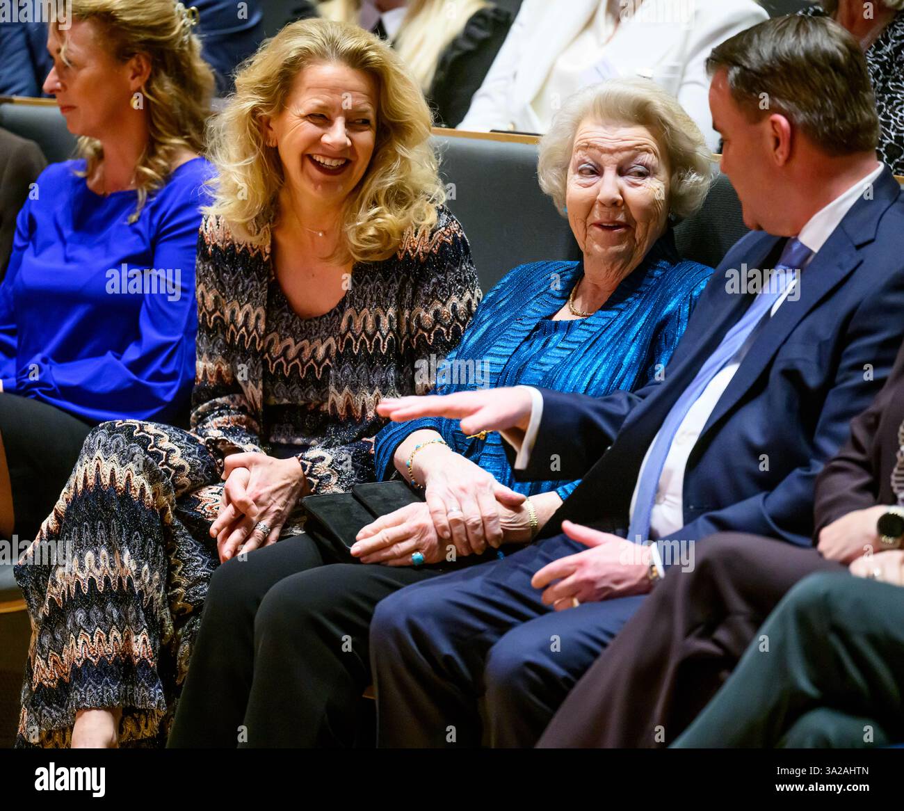 Den Haag, Nederland. 12th Mar, 2025. Princess Mabel and Princess ...