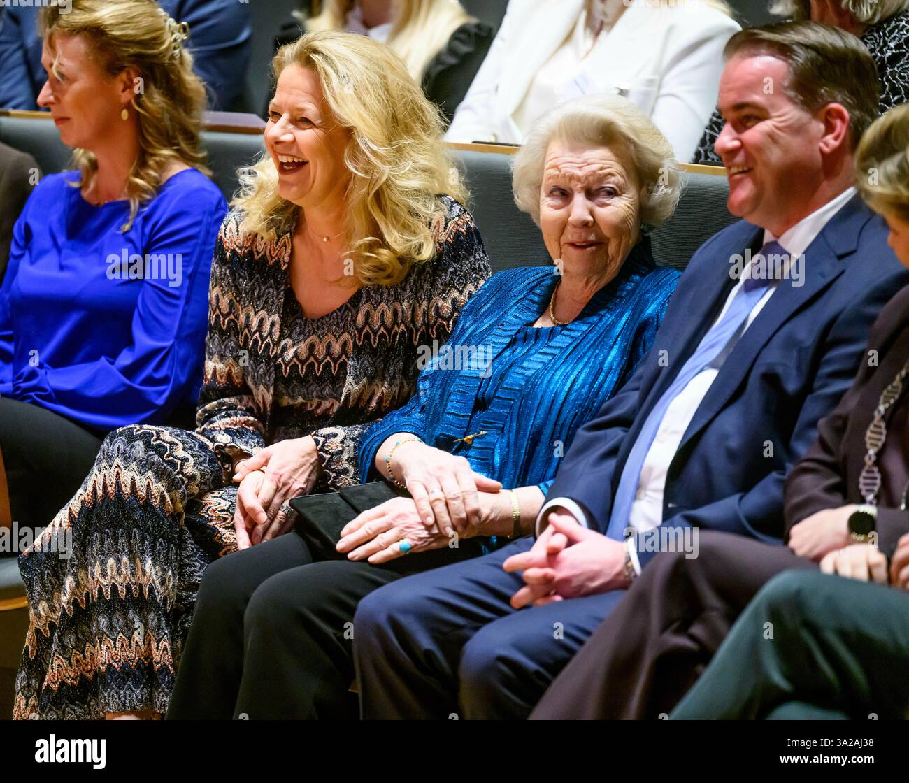 Den Haag, Nederland. 12th Mar, 2025. Princess Mabel and Princess ...