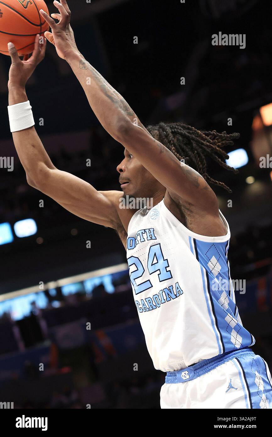 CHARLOTTE, NC - MARCH 12: North Carolina Tar Heels forward Jae'Lyn ...