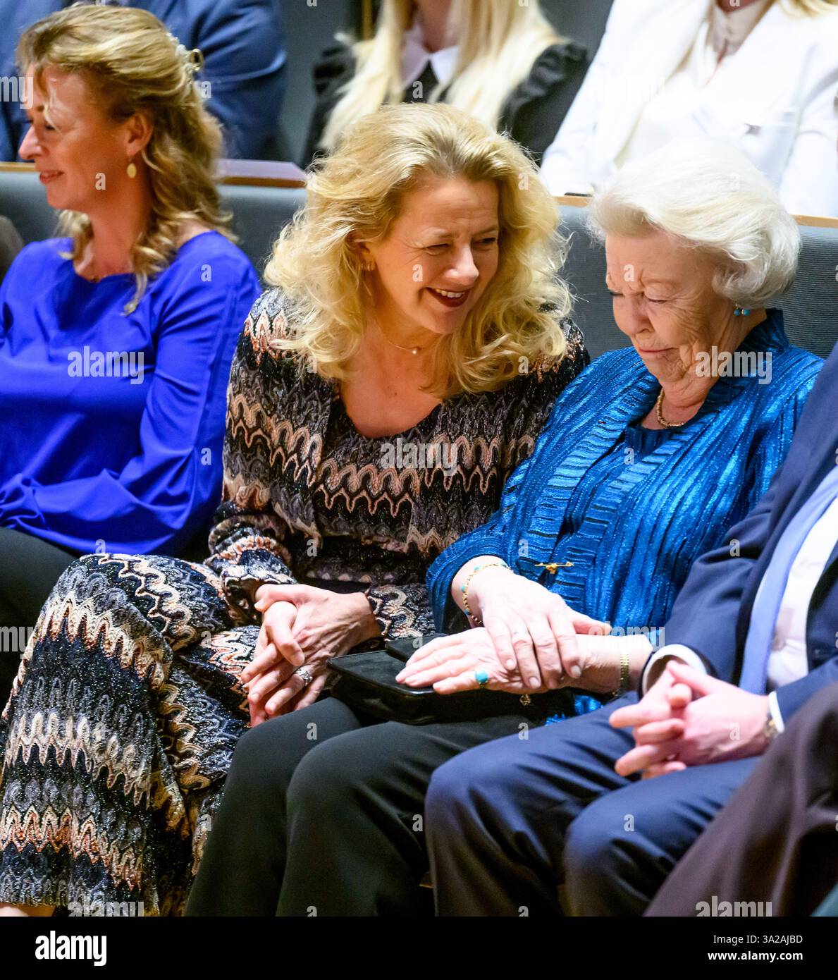 Princess Mabel and Princess Beatrix at the Prince Friso Engineering ...