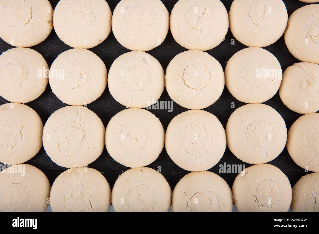 Flour Cookies sweet snack. Traditional Delicious Turkish dessert; flour ...