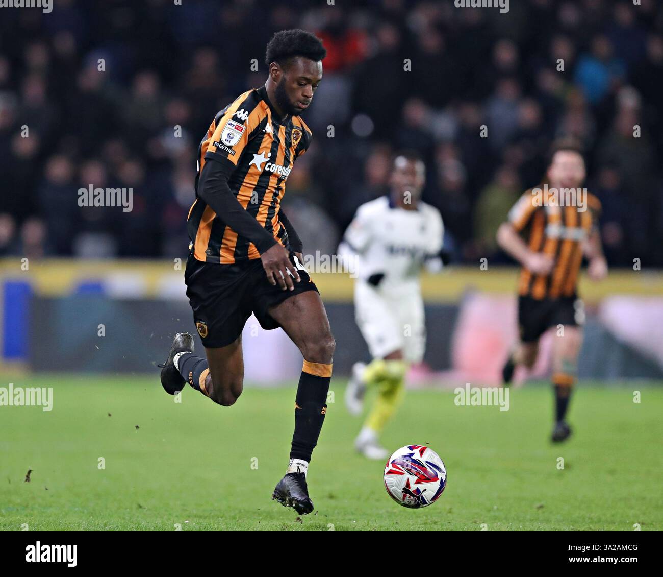 Abu Kamara of Hull City during the Sky Bet Championship match Hull City ...