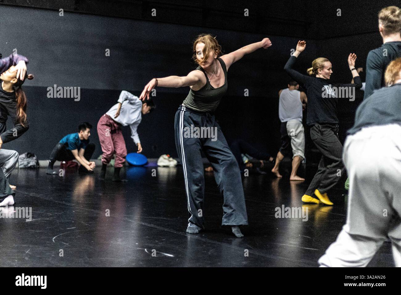 Paris, France. 12th Mar, 2025. Dancer perform during 'Peaky Blinders ...