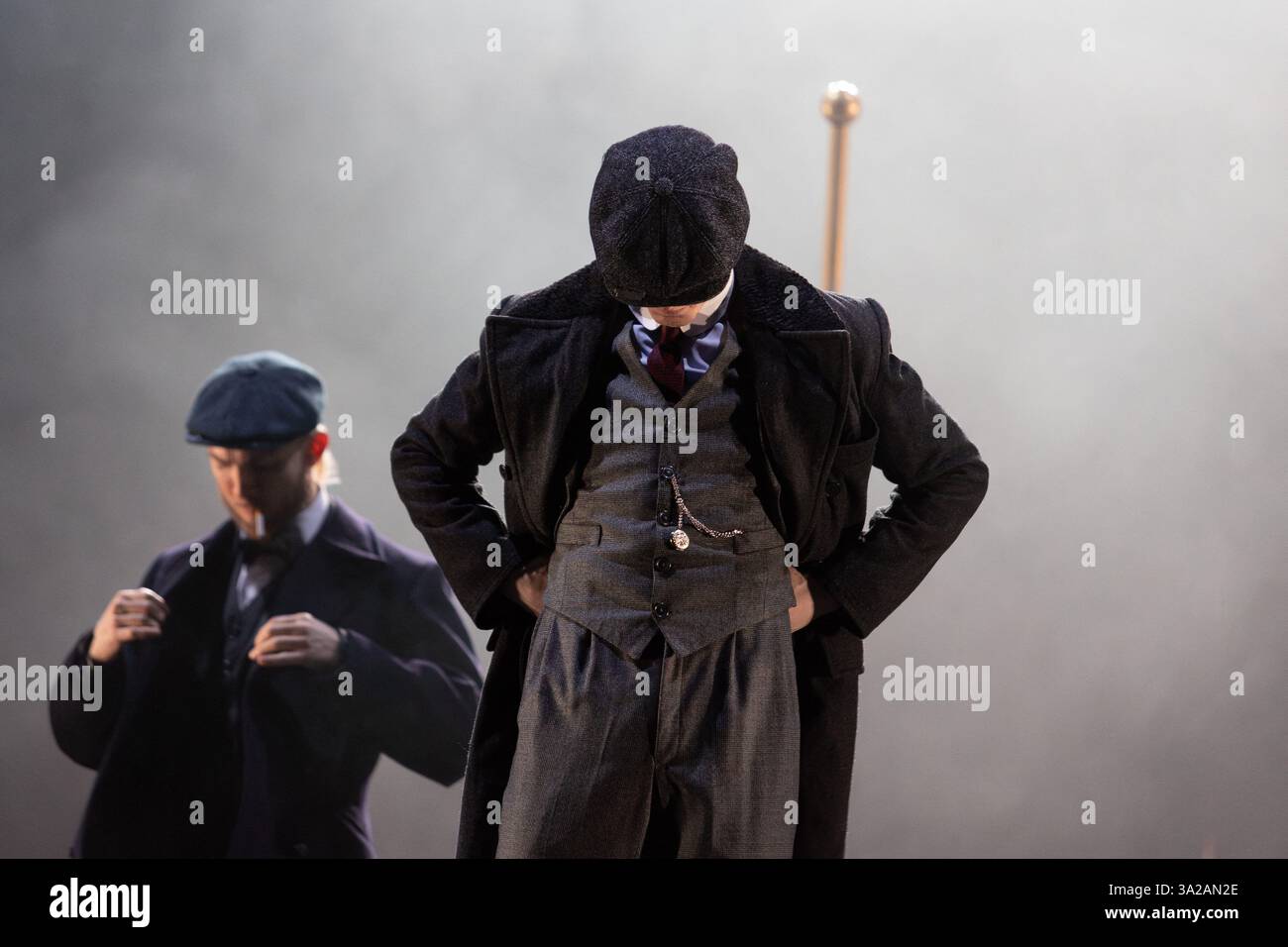 Paris, France. 12th Mar, 2025. Dancer perform during 'Peaky Blinders ...