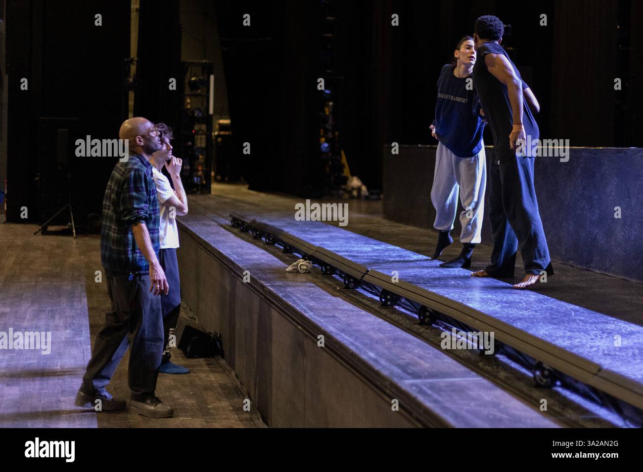 Paris, France. 12th Mar, 2025. Artistic Director Benoit Swan Pouffer ...