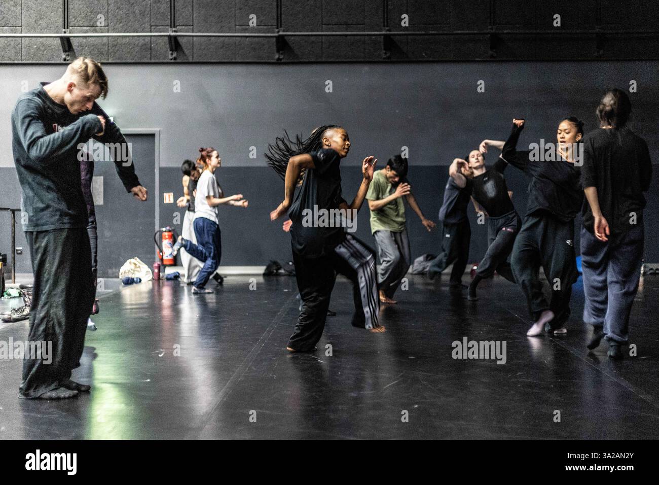 Paris, France. 12th Mar, 2025. Dancer perform during 'Peaky Blinders ...