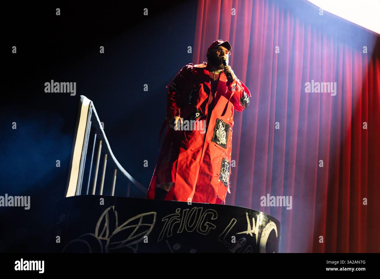Dublin, Ireland – 12th March 2025 – Teddy Swims performing during the ...