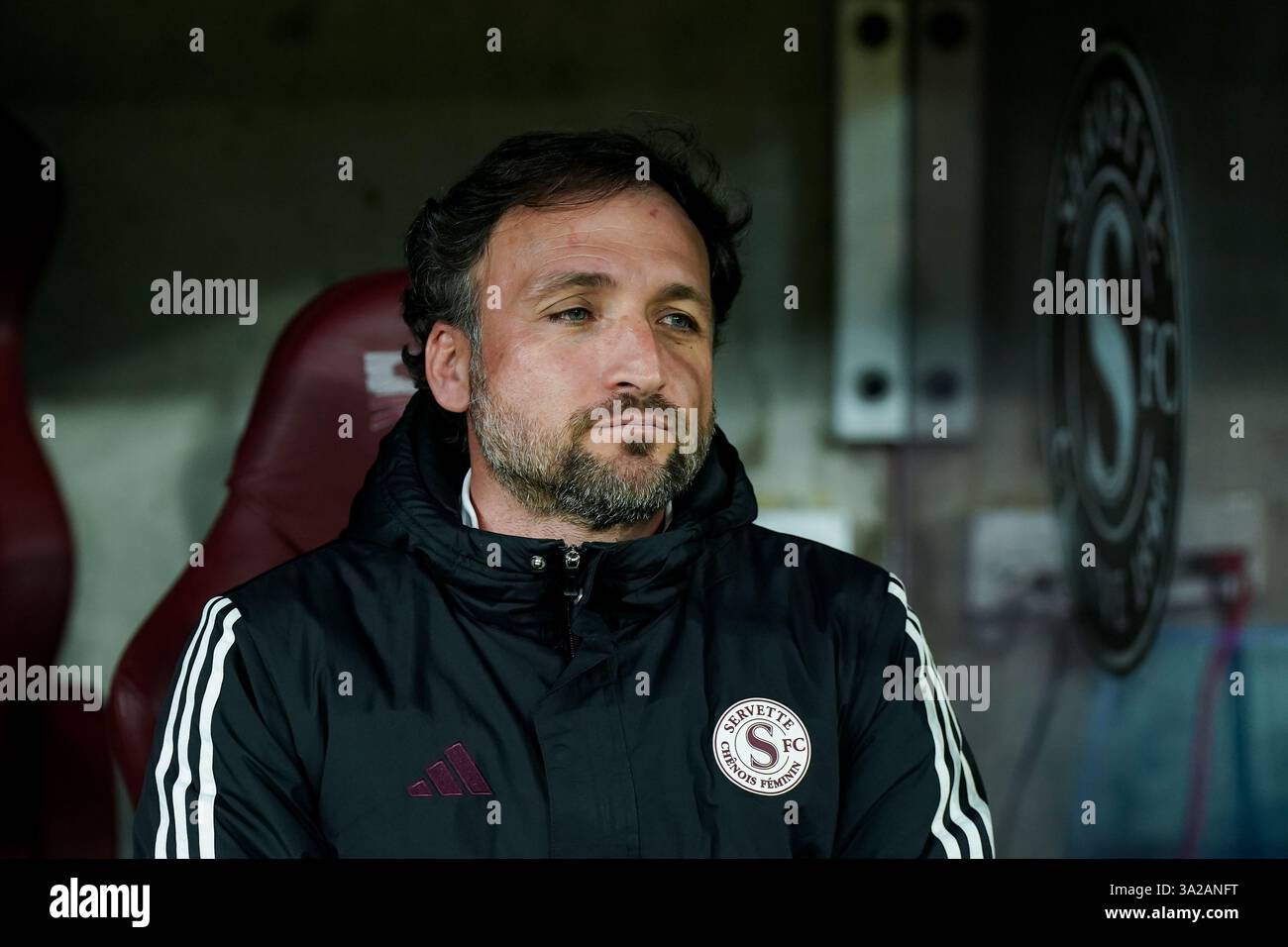 Lancy, Switzerland. 12th Mar, 2025. 12/03/2025, Lancy, Stade de Geneve ...