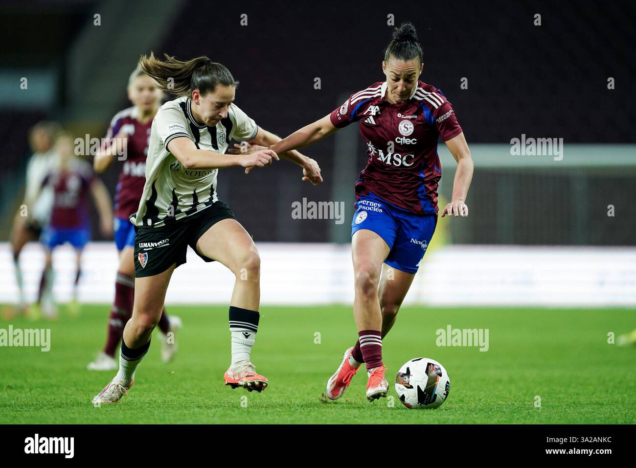 Lancy, Switzerland. 12th Mar, 2025. 12/03/2025, Lancy, Stade de Geneve ...