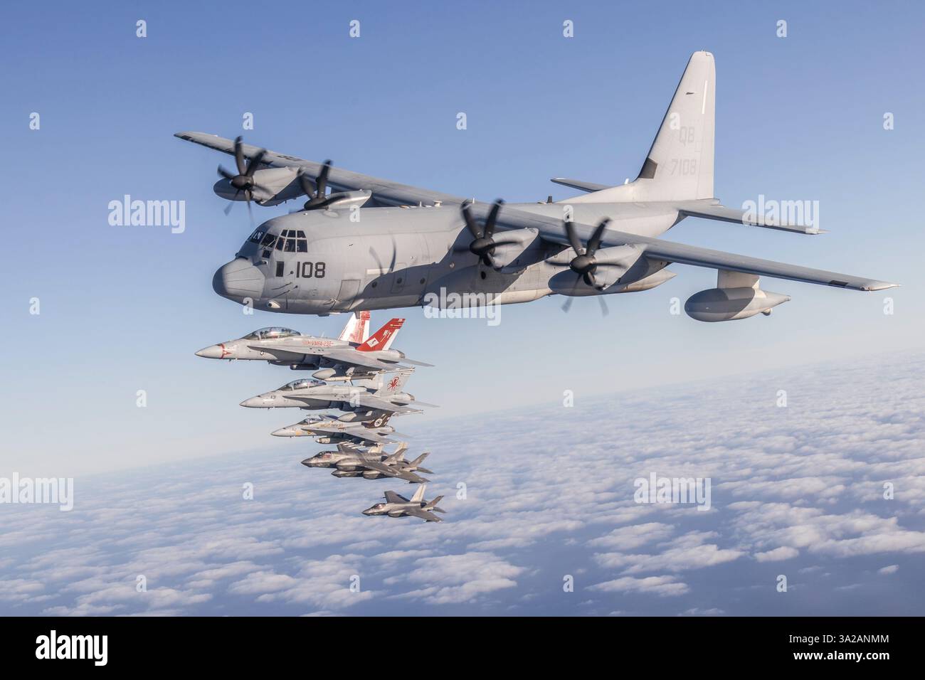 San Diego, California, USA. 4th Mar, 2025. U.S. Marines and aircraft ...