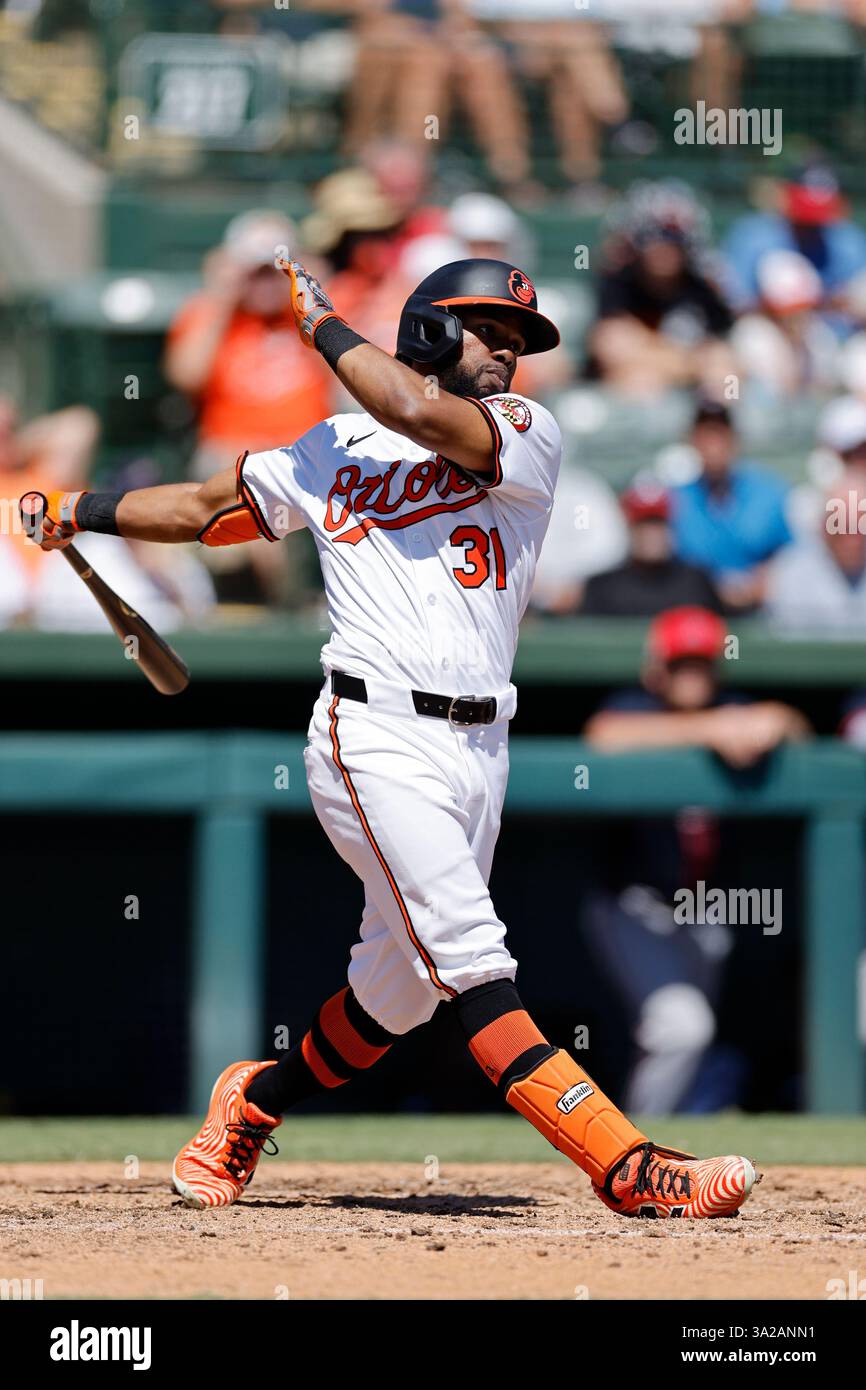 SARASOTA, FL - MARCH 12: Baltimore Orioles outfielder Cedric Mullins ...