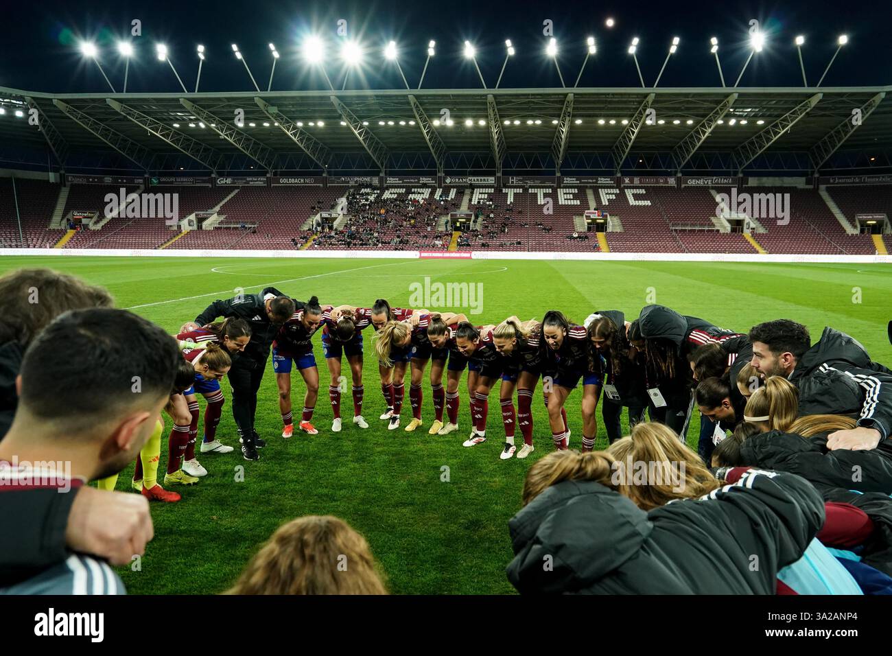 Lancy, Switzerland. 12th Mar, 2025. 12/03/2025, Lancy, Stade de Geneve ...
