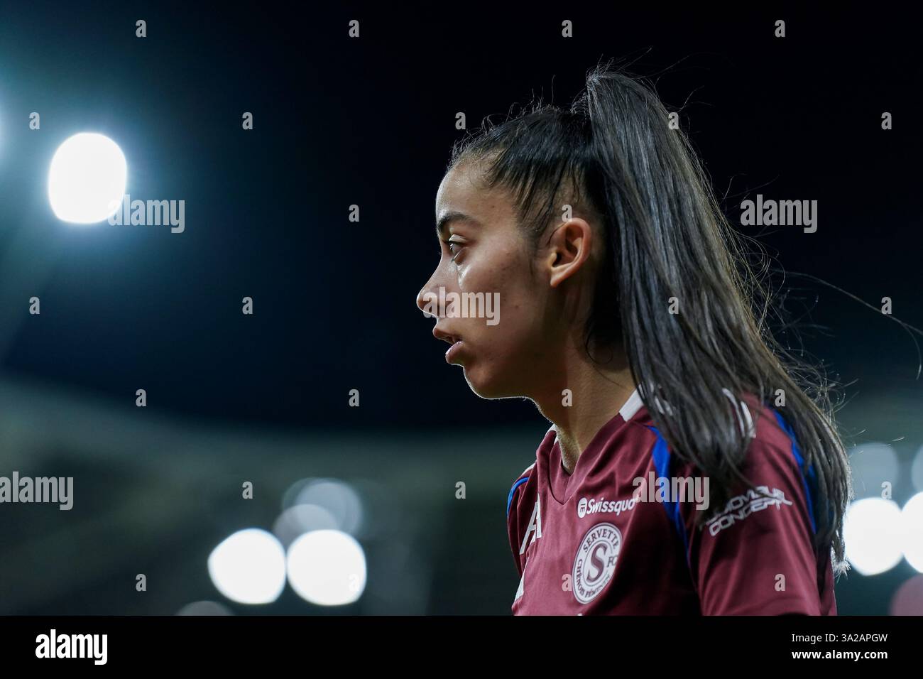 Lancy, Switzerland. 12th Mar, 2025. 12/03/2025, Lancy, Stade de Geneve ...