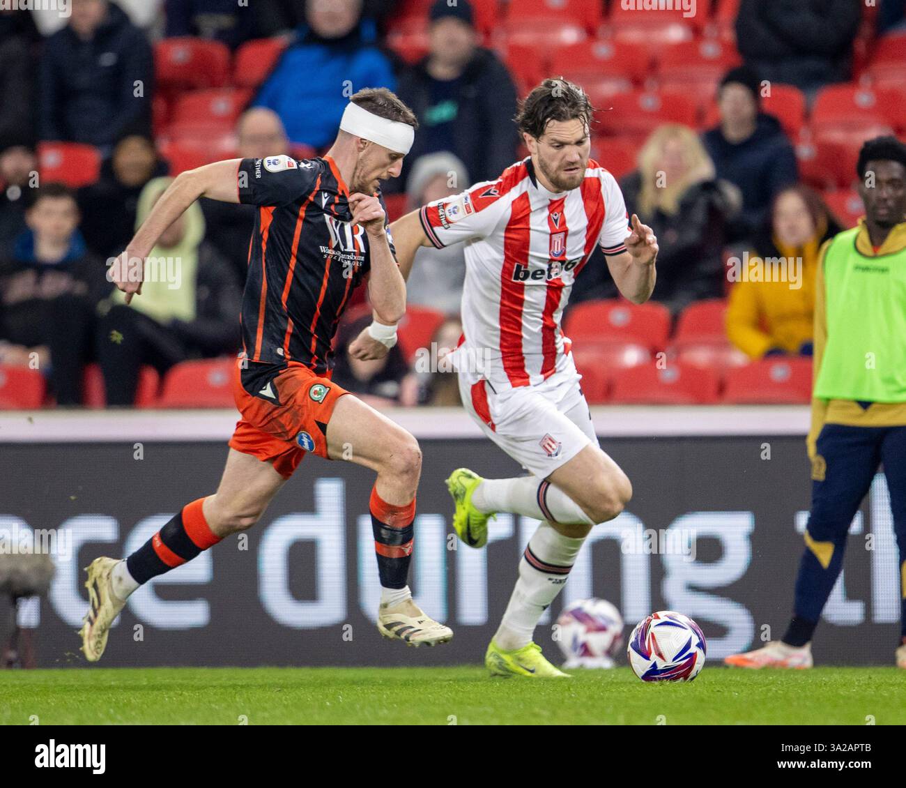 12th March 2025; Bet365 Stadium, Stoke, Staffordshire, England; EFL ...