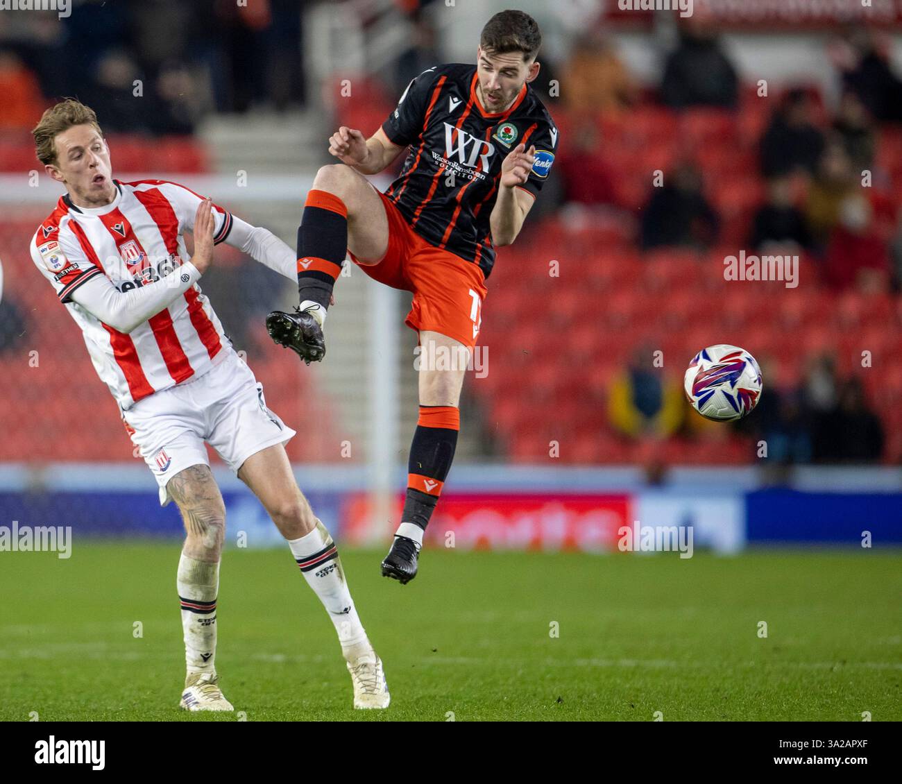 12th March 2025; Bet365 Stadium, Stoke, Staffordshire, England; EFL ...