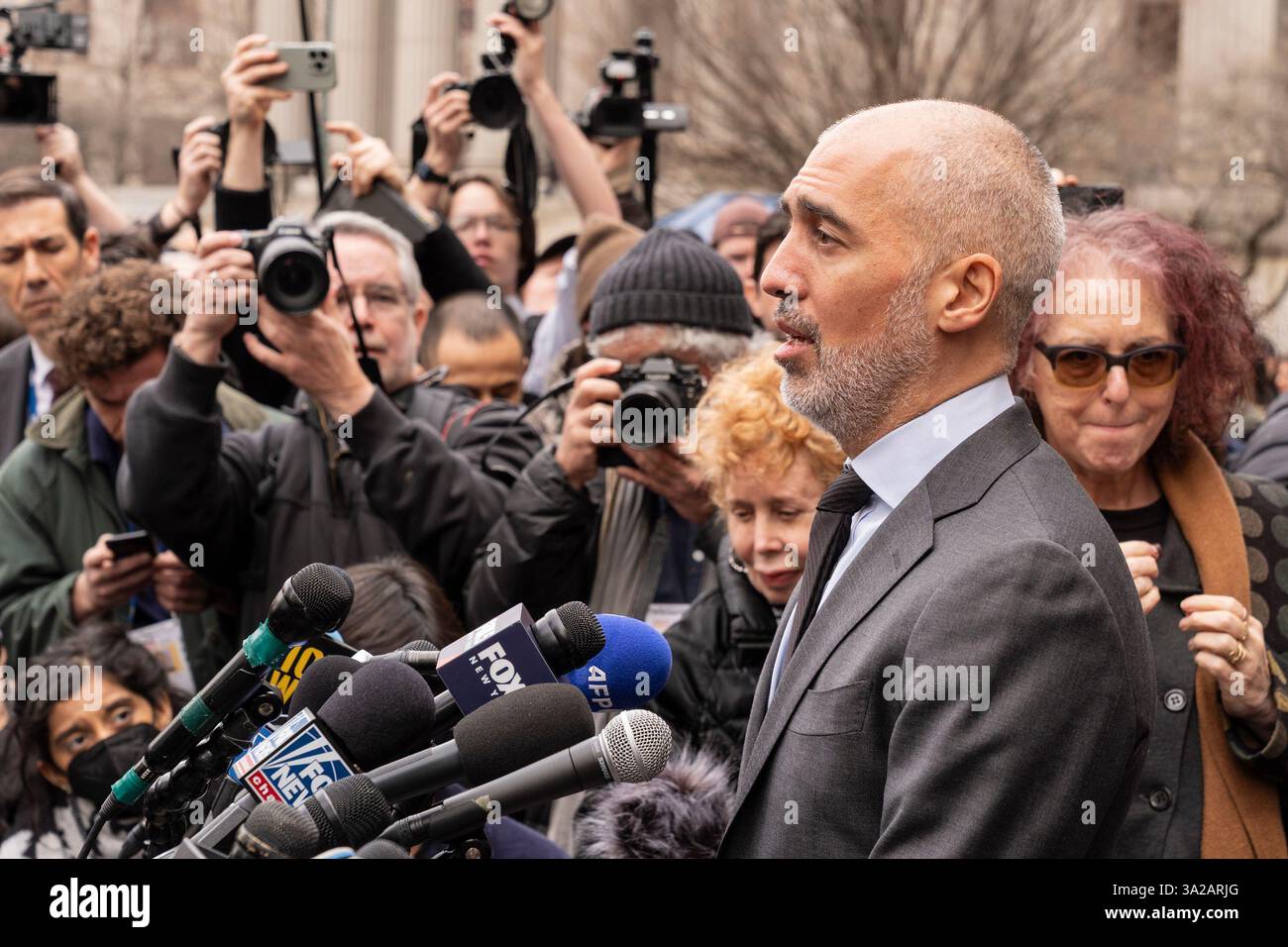 March 12, 2025, New York, New York, United States: Attorney Ramzi ...