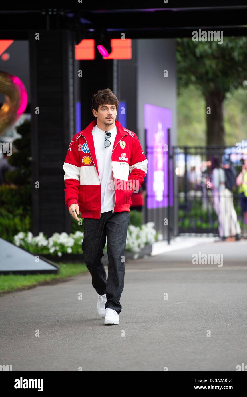 MELBOURNE, AUSTRALIA 13 Mar 2025. Pictured: Ferrari Formula 1 driver ...