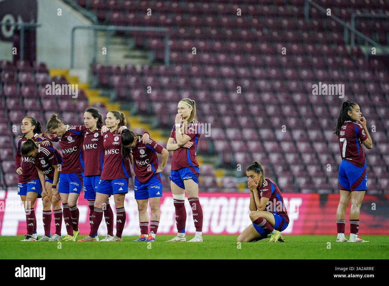 Lancy, Switzerland. 12th Mar, 2025. 12/03/2025, Lancy, Stade de Geneve, Swiss Cup Women ...