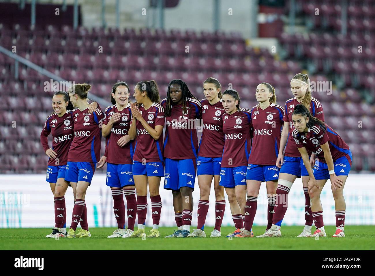 Lancy, Switzerland. 12th Mar, 2025. 12/03/2025, Lancy, Stade de Geneve ...