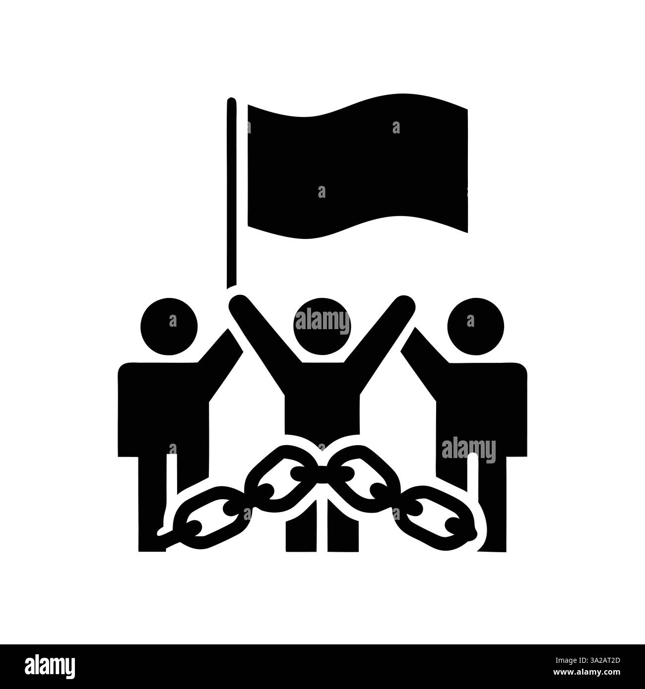 Powerful symbol of unity, freedom, and justice with diverse people ...
