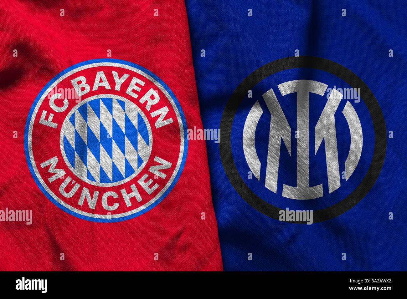 Pringsewu, Lampung; March 13, 2025; texture of the fabric logo of the ...