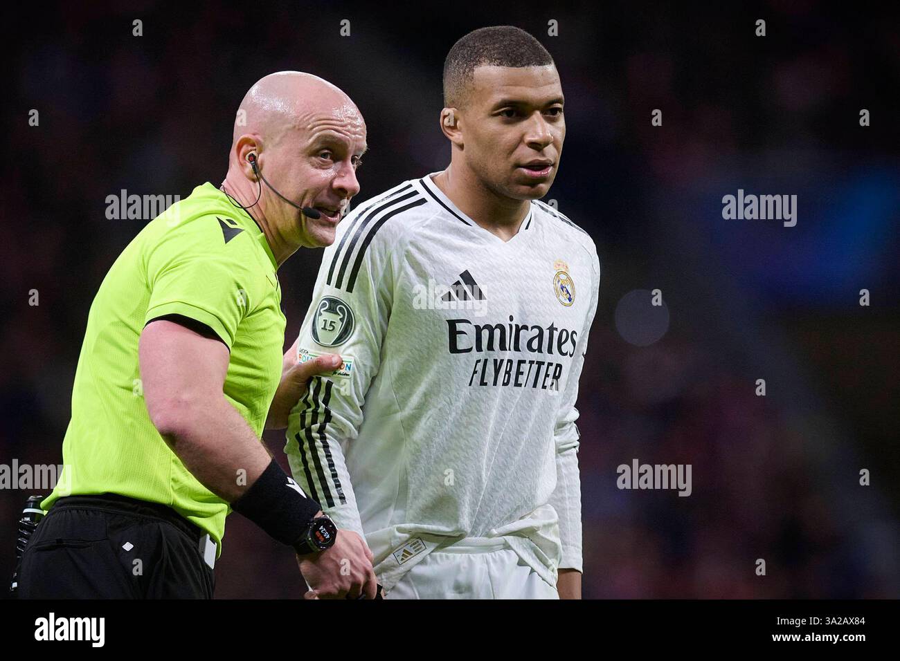 UEFA Champions League soccer match Atletico de Madrid vs Real Madrid at ...