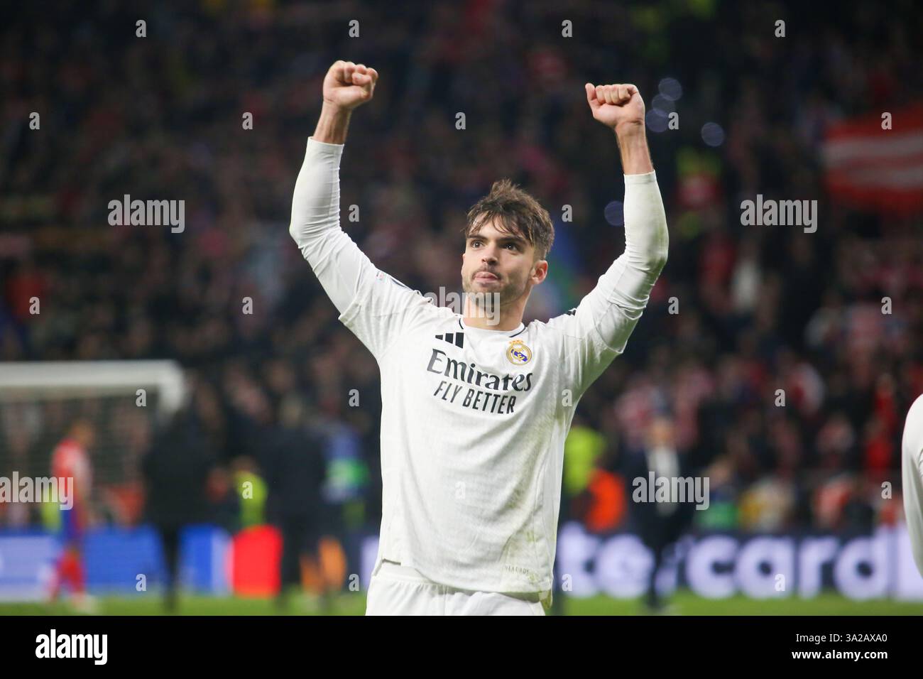 Madrid, Spain, March 12, 2025: Real Madrid's Raúl Asensio (35 ...